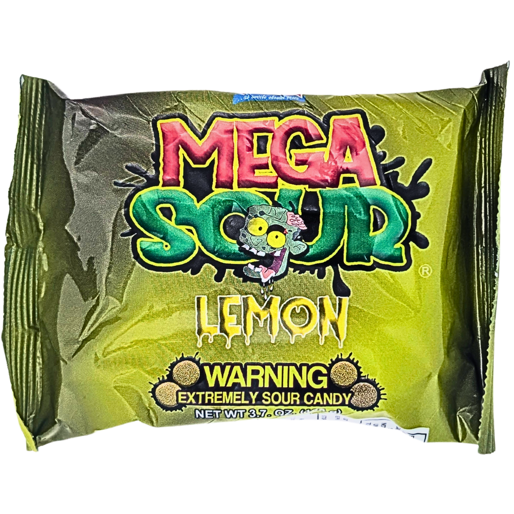 Barnetts Mega Sour Lemon 104g (UK) - 12 Pack | iWholesale Candy ...