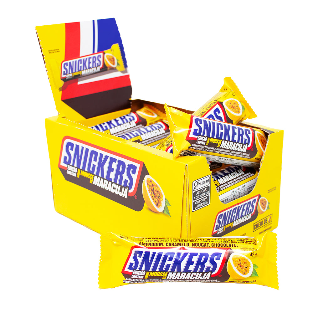 Snickers Passionfruit Mousse (Brazil) 42g - 20 pack | iWholesaleCandy.ca