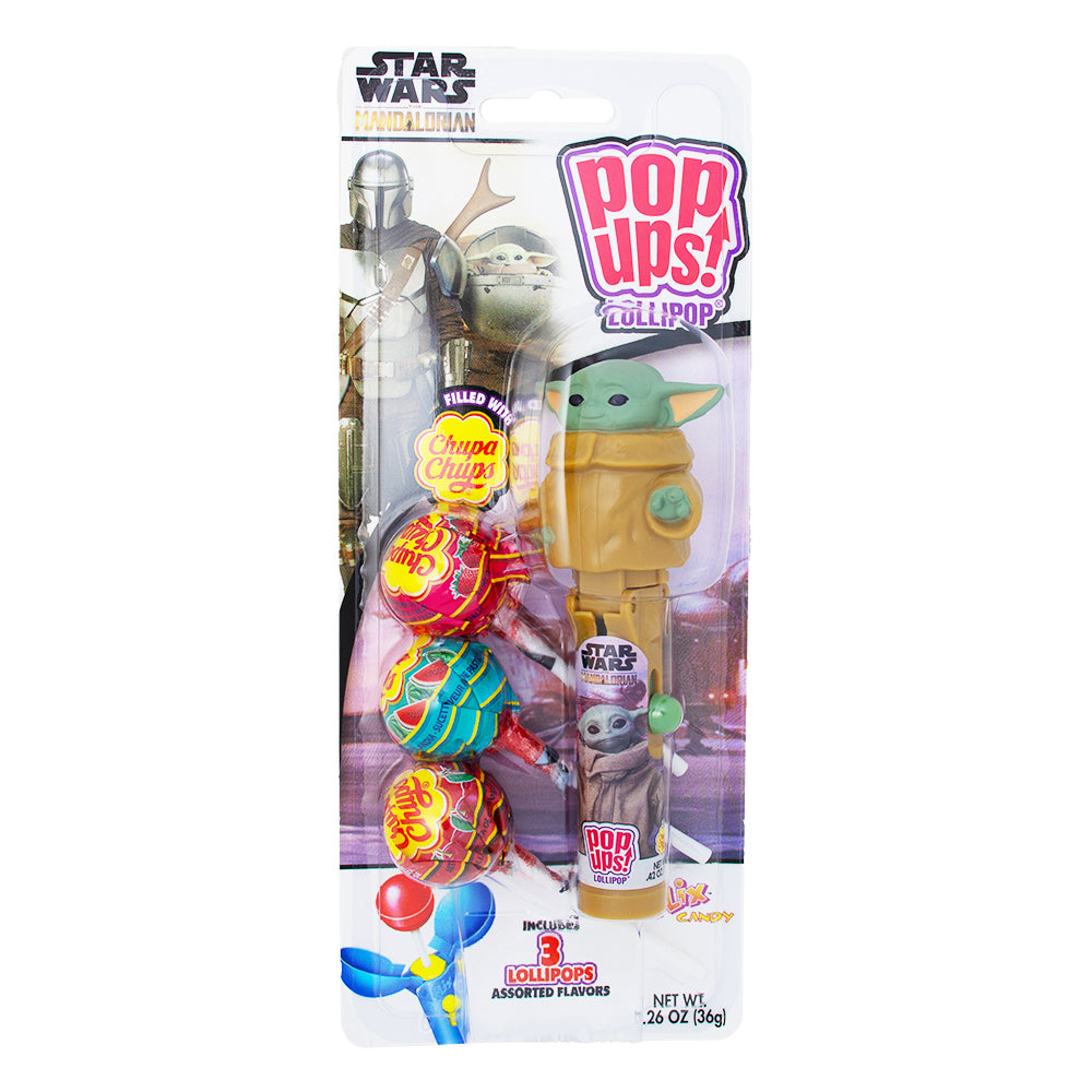 Star Wars Mandalorian Pop-Ups Lollipop Set 36g - 6 Pack | iWholesaleCandy.ca