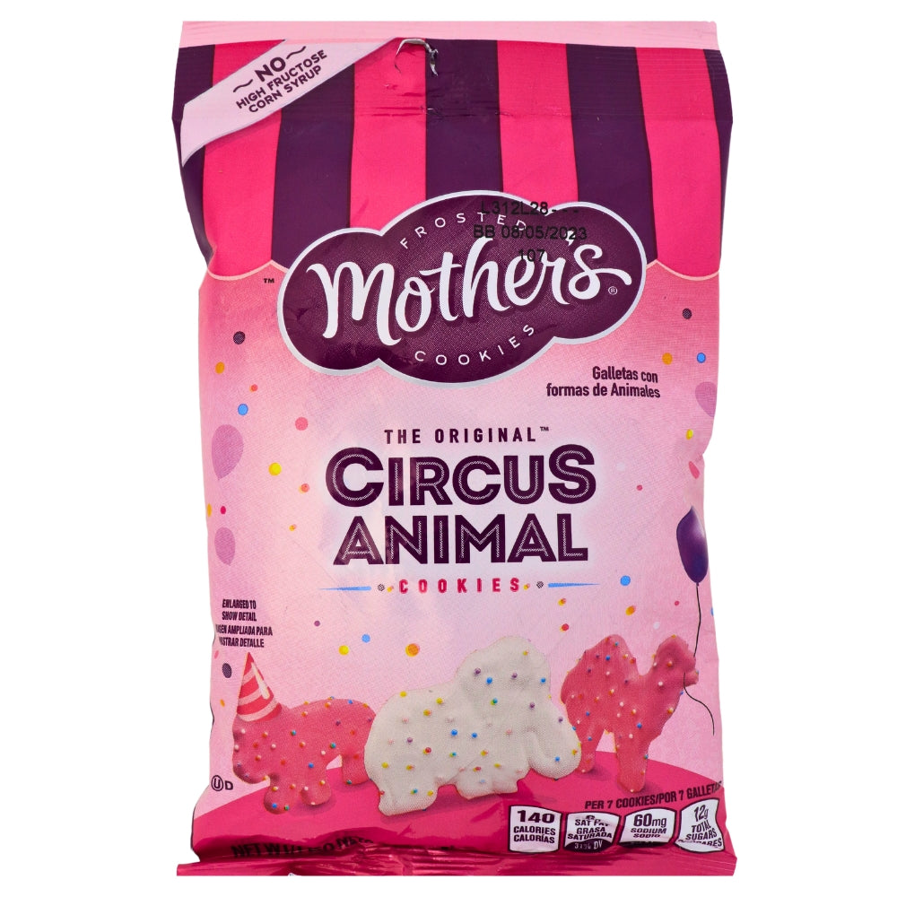 Mothers Circus Animal Cookies 6 Pack | iWholesaleCandy.ca