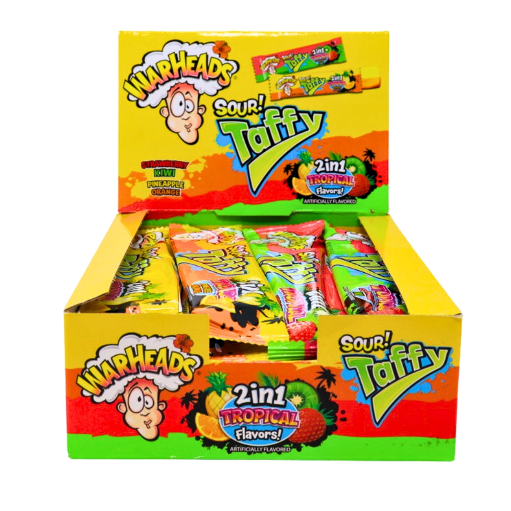 Warheads 2 in1 Sour Tropical Taffy | iWholesaleCandy.ca