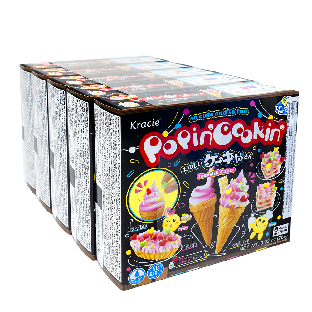 Japanese Kracie Popin' Cookin' DIY Kit - Cake - 5 Pack | iWholesaleCandy.ca