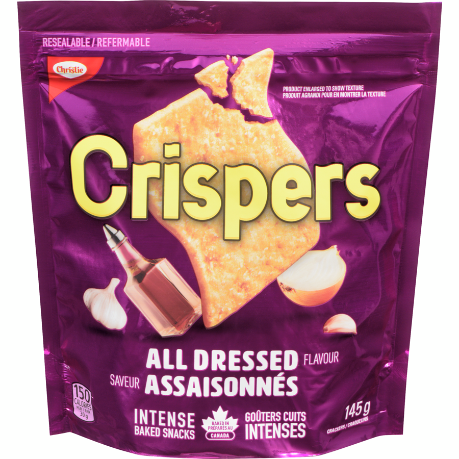 Crispers All Dressed 145g - 12 Pack – iWholesaleCandy.ca