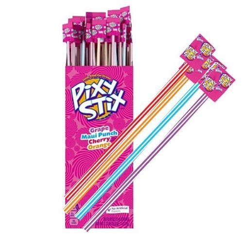 Giant Pixie Sticks Candy Wonka Giant Pixy Sticks (Piece)