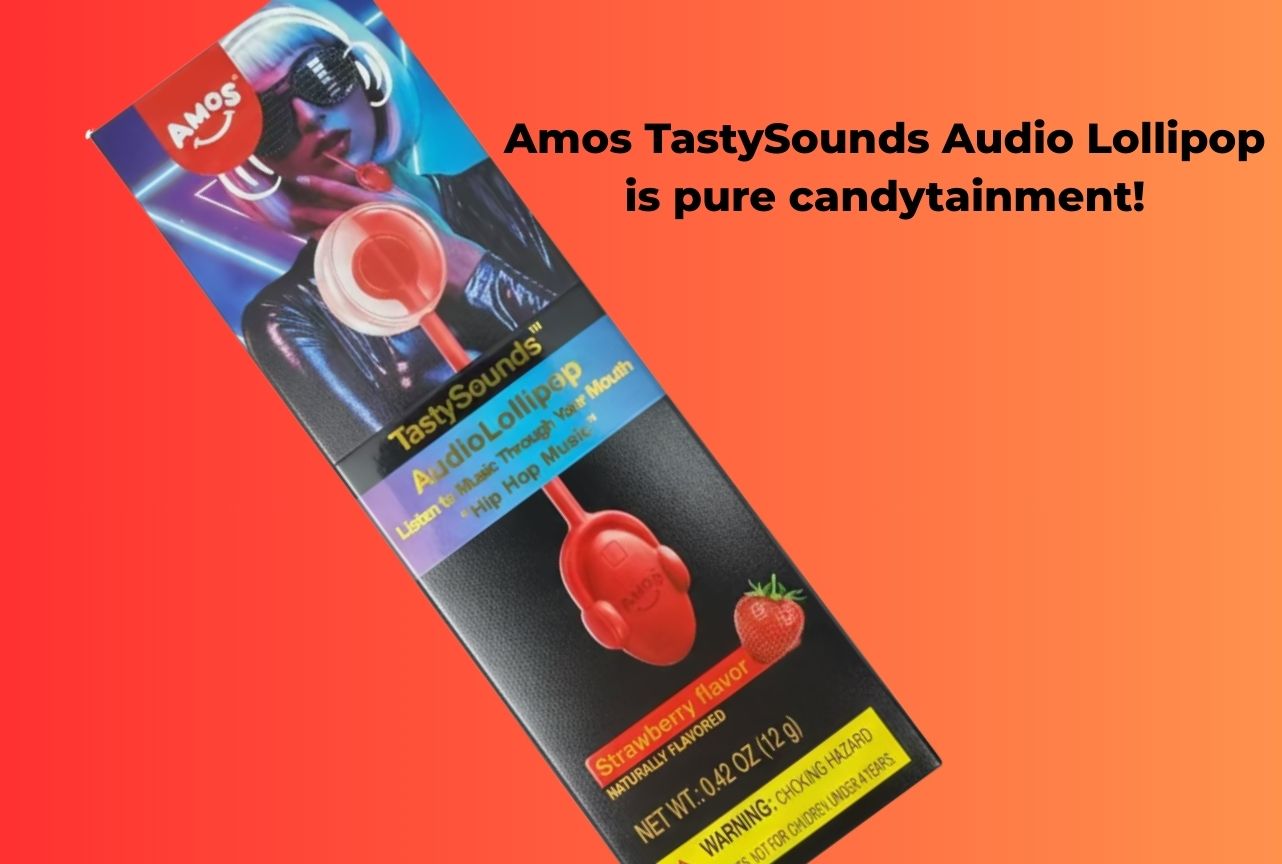 Amos TastySounds Audio Lollipop is Candytainment! – iWholesaleCandy.ca