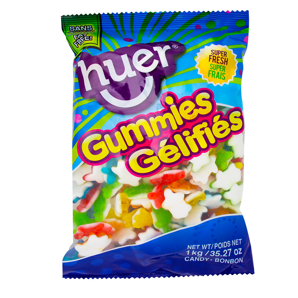 Huer Assorted Turtles 1kg Bulk Gummy Candy | iWholesaleCandy.ca