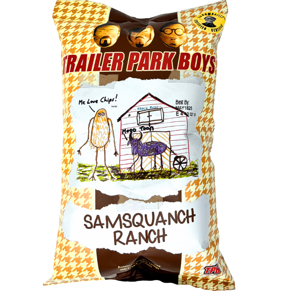 Trailer Park Boys Potato Chips Samsquanch Ranch - 3oz - 24 Pack ...