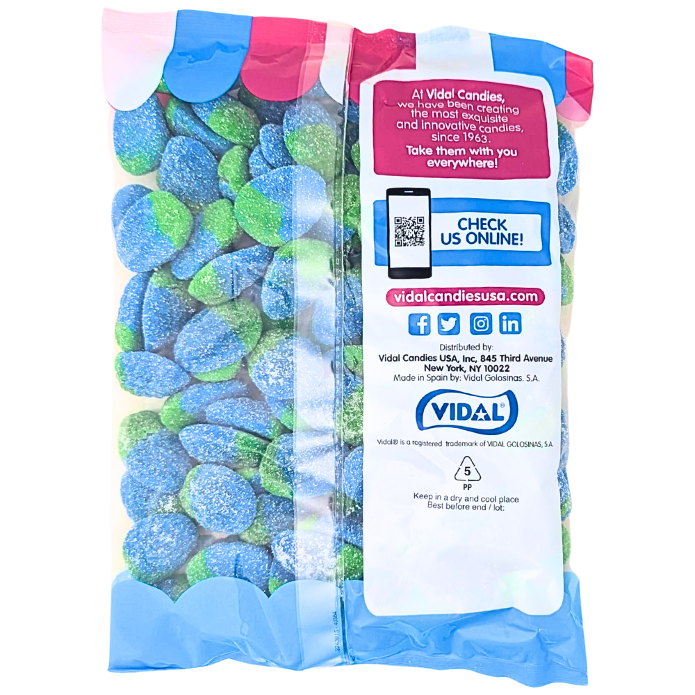 Vidal Sour Wild Raspberries 1kg - 1 Bag | iwholesale Candy ...