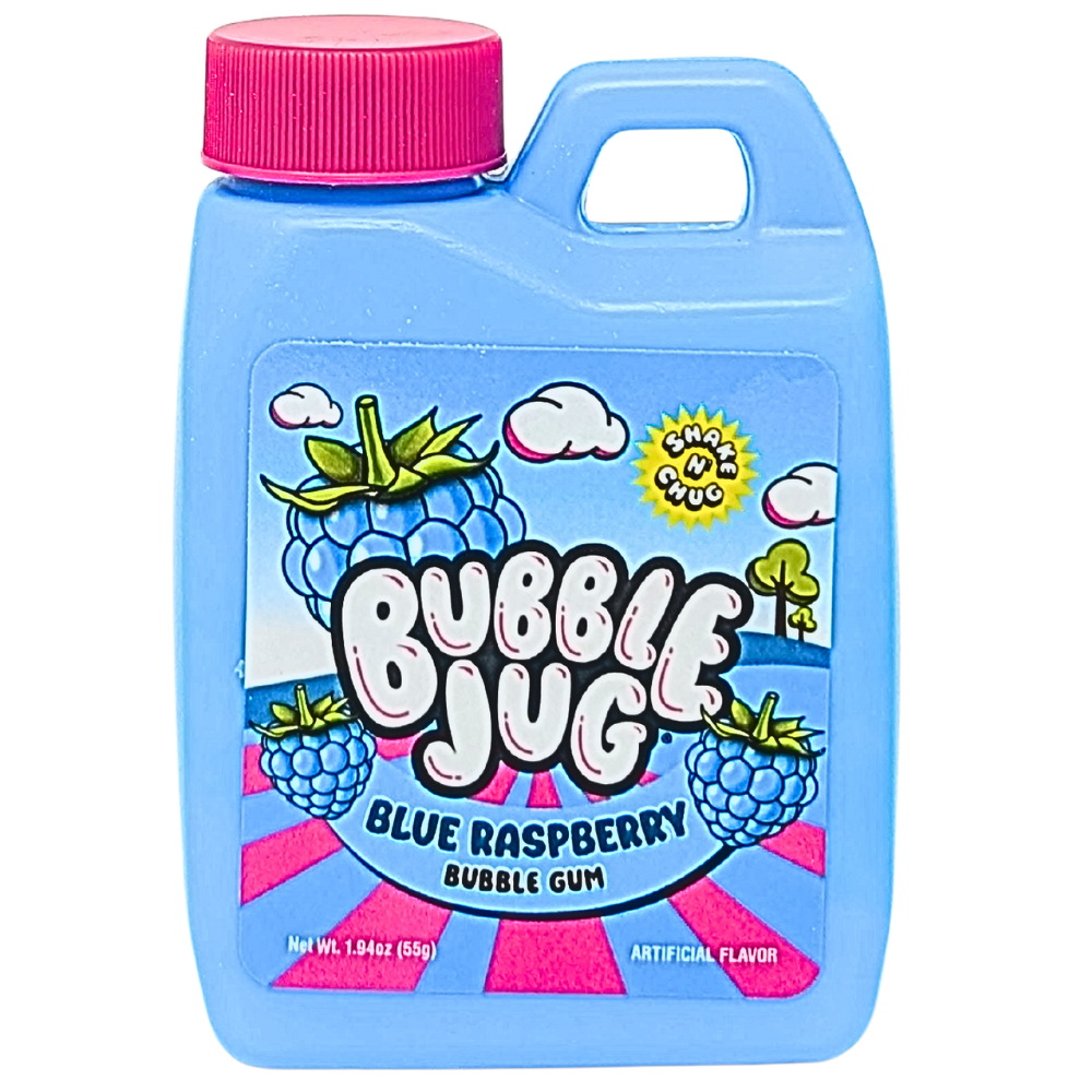 Bubble Jug Blue Raspberry 1.94oz - 12 Pack | iwholesale Candy ...