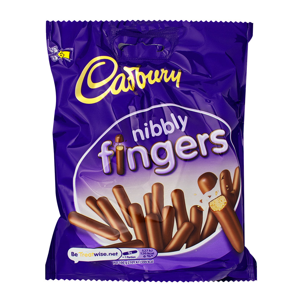 Cadbury Nibbly Fingers (UK) 125g - 8 Pack | iWholesaleCandy.ca