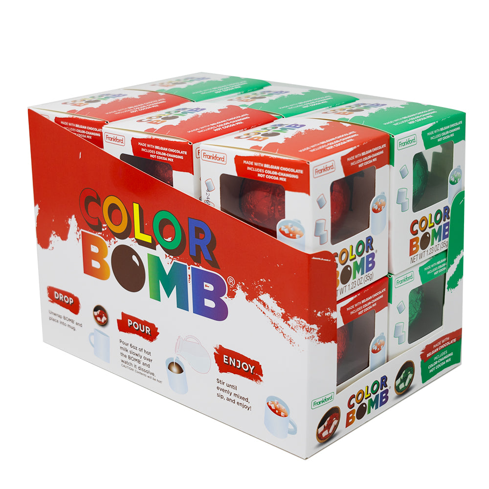 Hot Chocolate Color Bomb 1.23oz - 24 Pack | iWholesaleCandy.ca