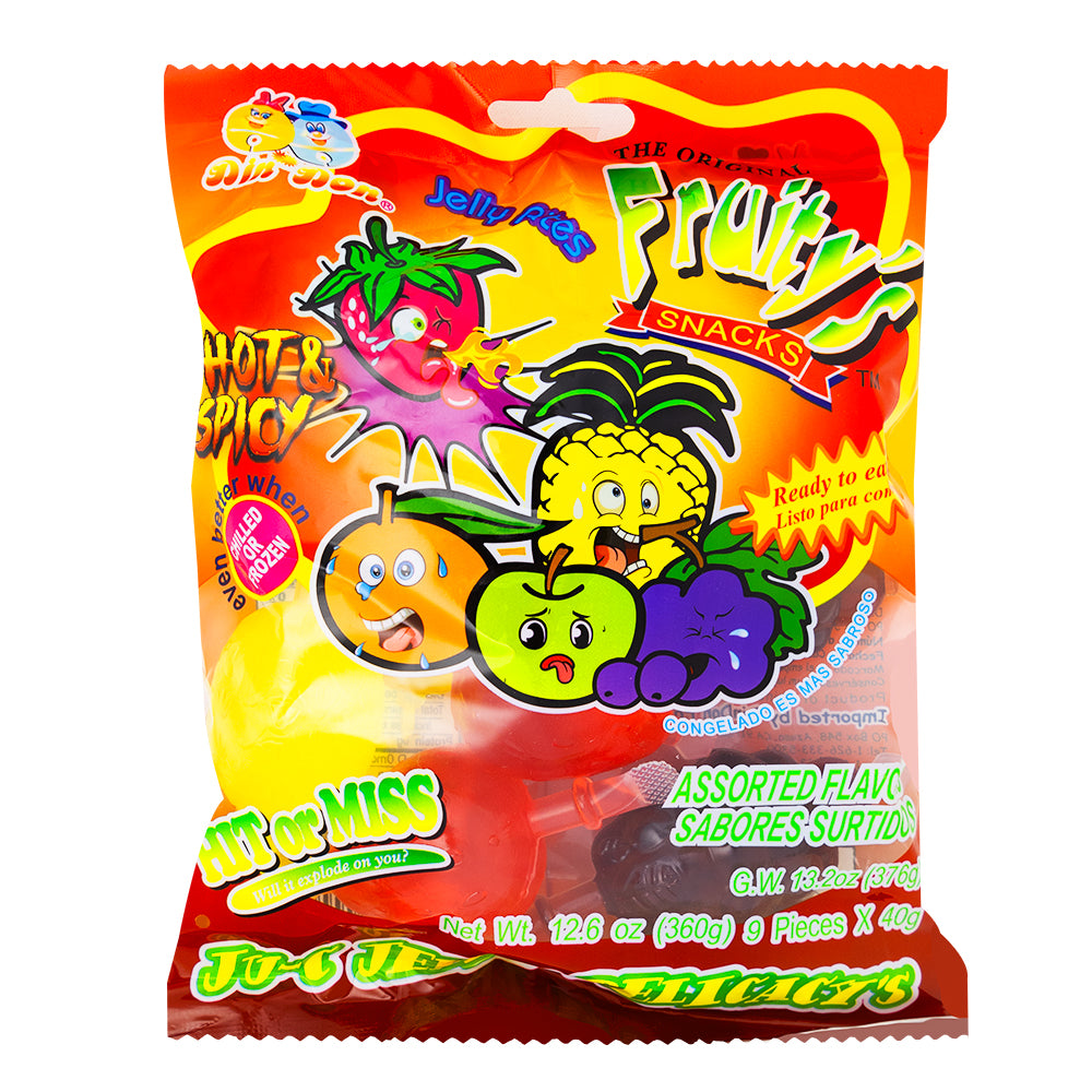Fruity's Ju-C Hot & Spicy Jelly Bites 13 oz - 30 Pack | iWholesaleCandy.ca