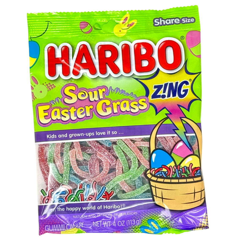 Haribo Sour Easter Grass 4oz - 12 Pack | iwholesale Candy ...