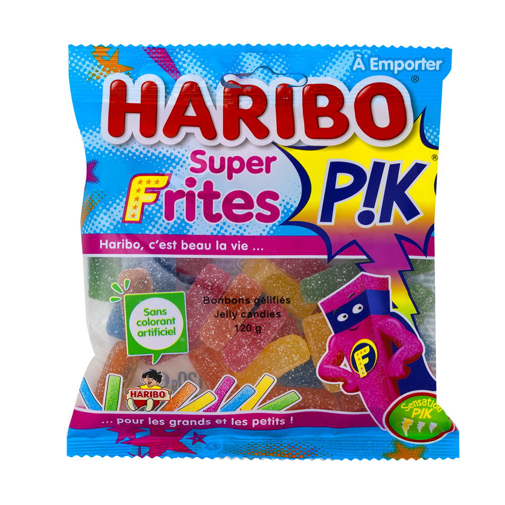 Haribo Super Fries Pik 120g - 30 Pack | iWholesaleCandy.ca