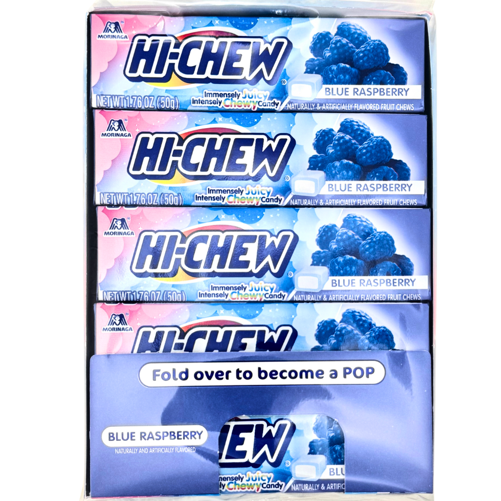 Hi Chew Blue Raspberry 1.76oz - 15 Pack | iwholesale Candy ...
