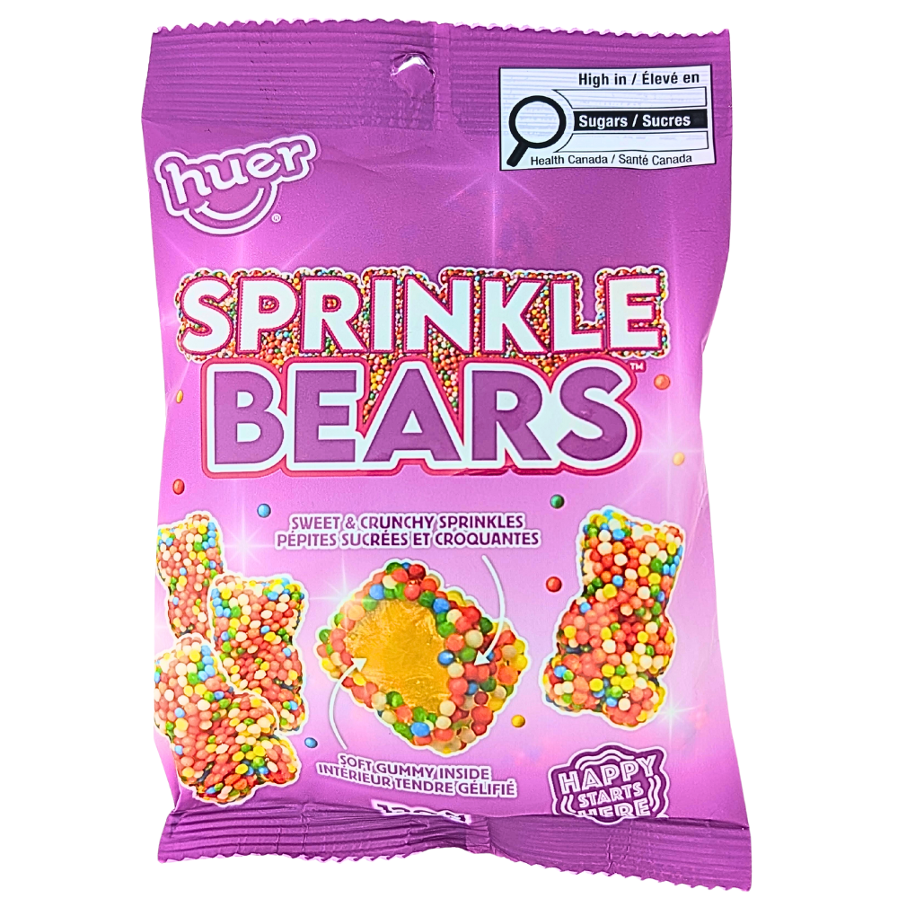 Huer Sprinkle Bears 120g - 15 Pack | iWholesale Candy