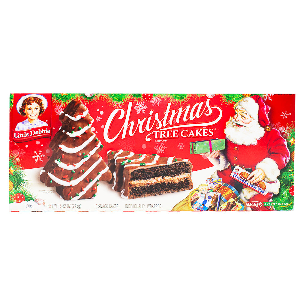 Little Debbie Chocolate Christmas Tree Cakes (5 Pieces) 245g - 1 Pack ...