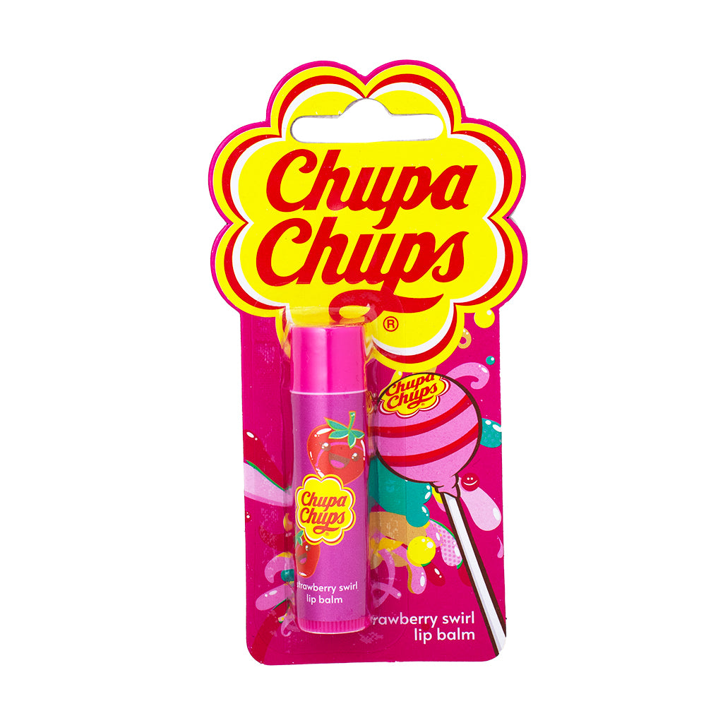Chupa Chups Lip Balm Strawberry Swirl - 24 Pack | iWholesaleCandy.ca