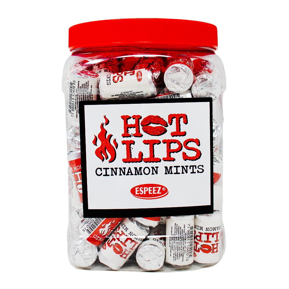 Hot Lips Cinnamon Mints - 100ct - 1 Pack | iWholesaleCandy.ca