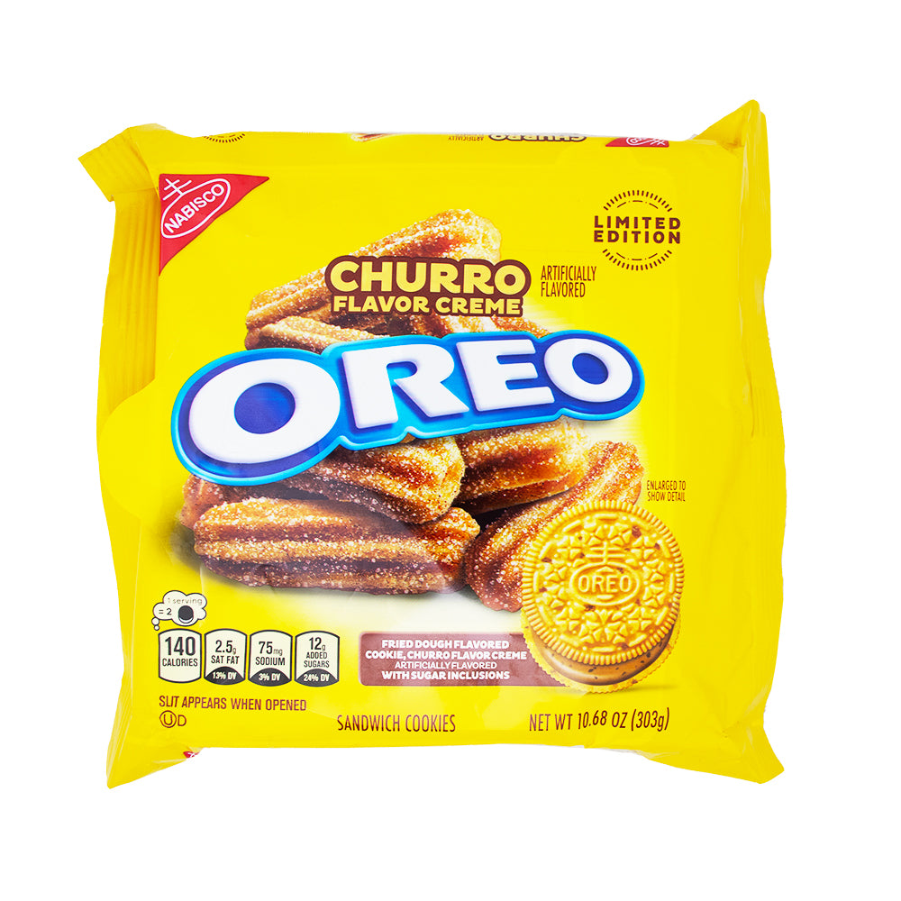 Oreo Churro Flavor Creme 10.68oz - 12 Pack | iWholesaleCandy.ca