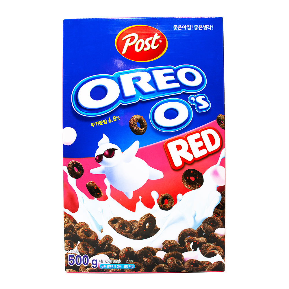 Oreo O's Red Chocolate Strawberry Cereal (Korea) - 500g - 1 Pack ...