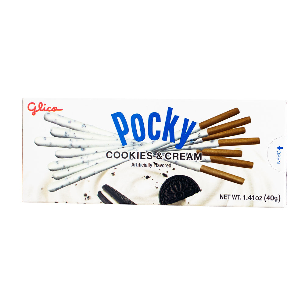 Pocky Cookies & Cream 1.41oz - 10 Pack | iWholesaleCandy.ca
