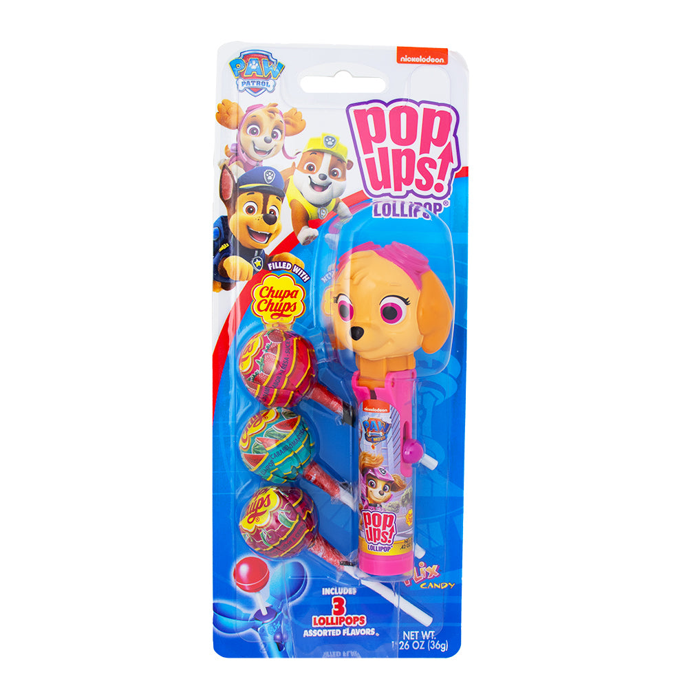 Paw Patrol Pop-Ups Lollipop Set 36g - 6 Pack | iWholesaleCandy.ca
