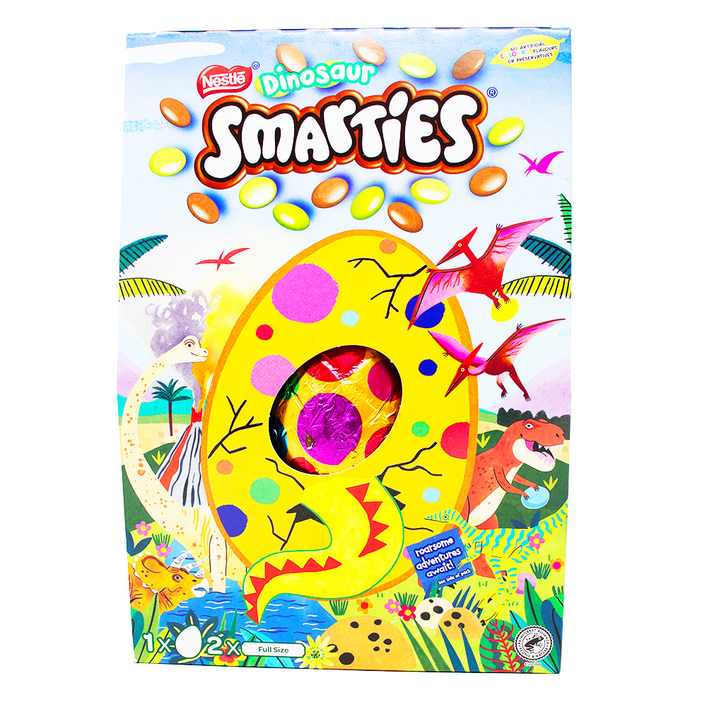 Smarties Giant Dinosaur Egg (UK) 226g - 4 Pack | iWholesaleCandy.ca