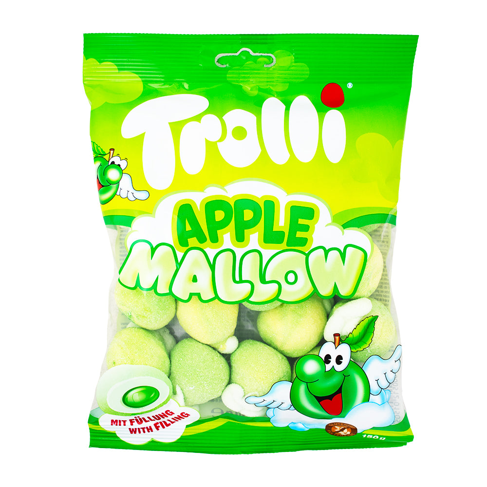 Trolli Apple Mallow Filled Marshmallows (Germany) 150g - 8 Pack ...