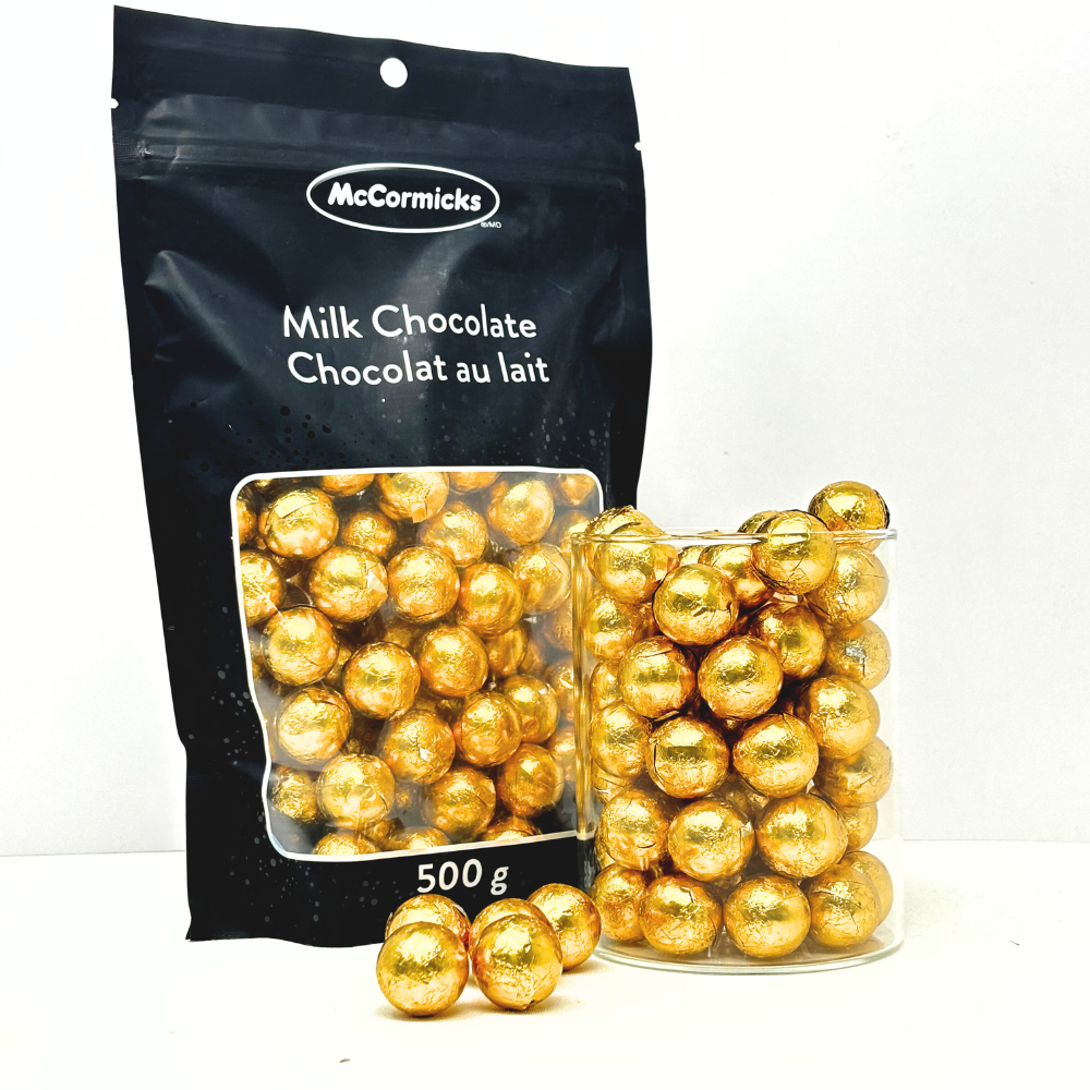 McCormicks Gold Chocolate Balls - 500g - 1 Bag | iwholesale Candy