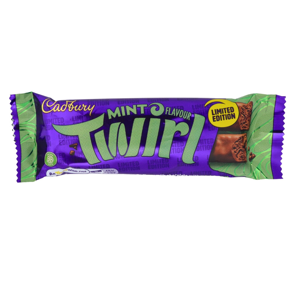 Cadbury Twirl Mint 43g- 48 Pack | iWholesaleCandy.ca