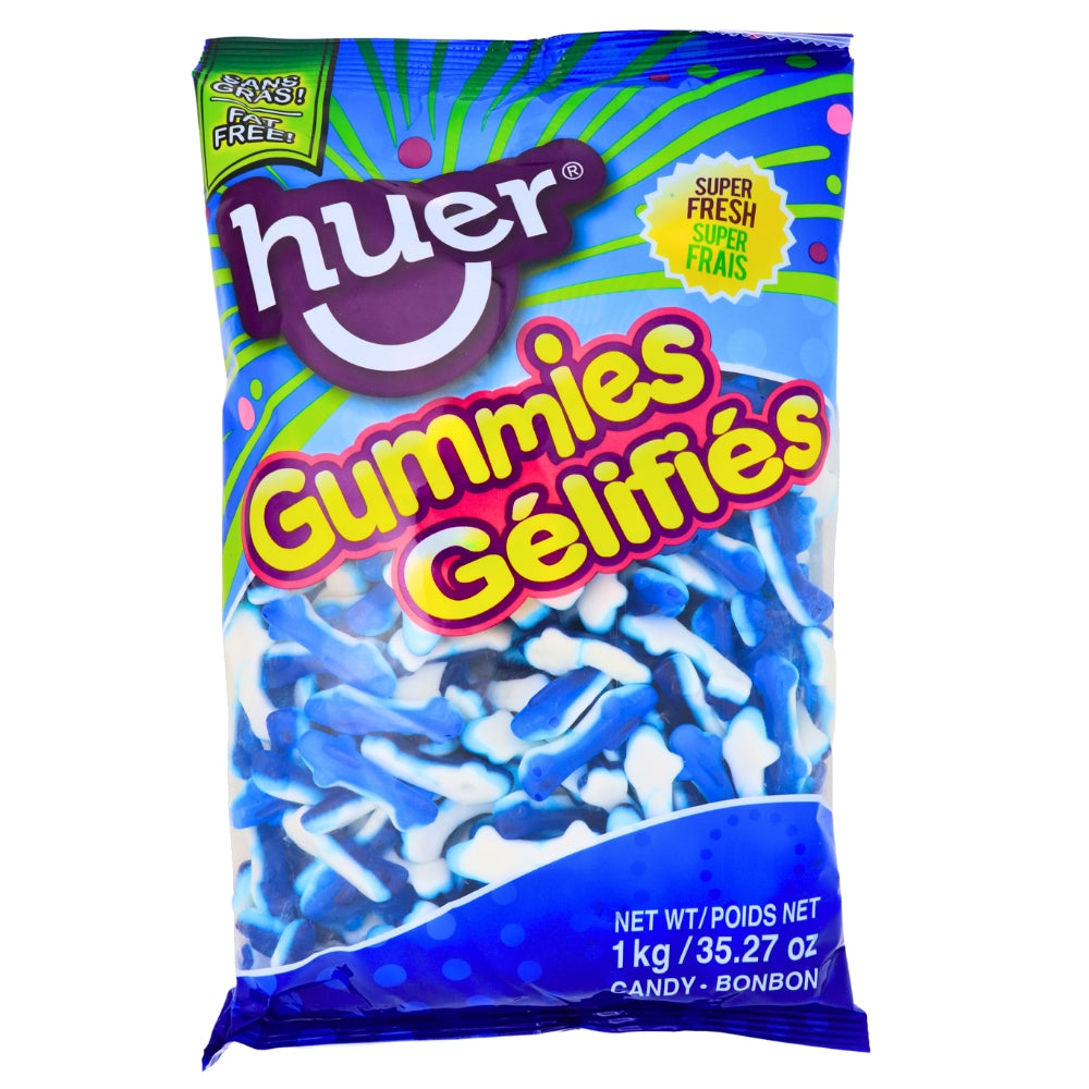 Huer Blue Sharks Gummy Candy | Bulk Candy Canada