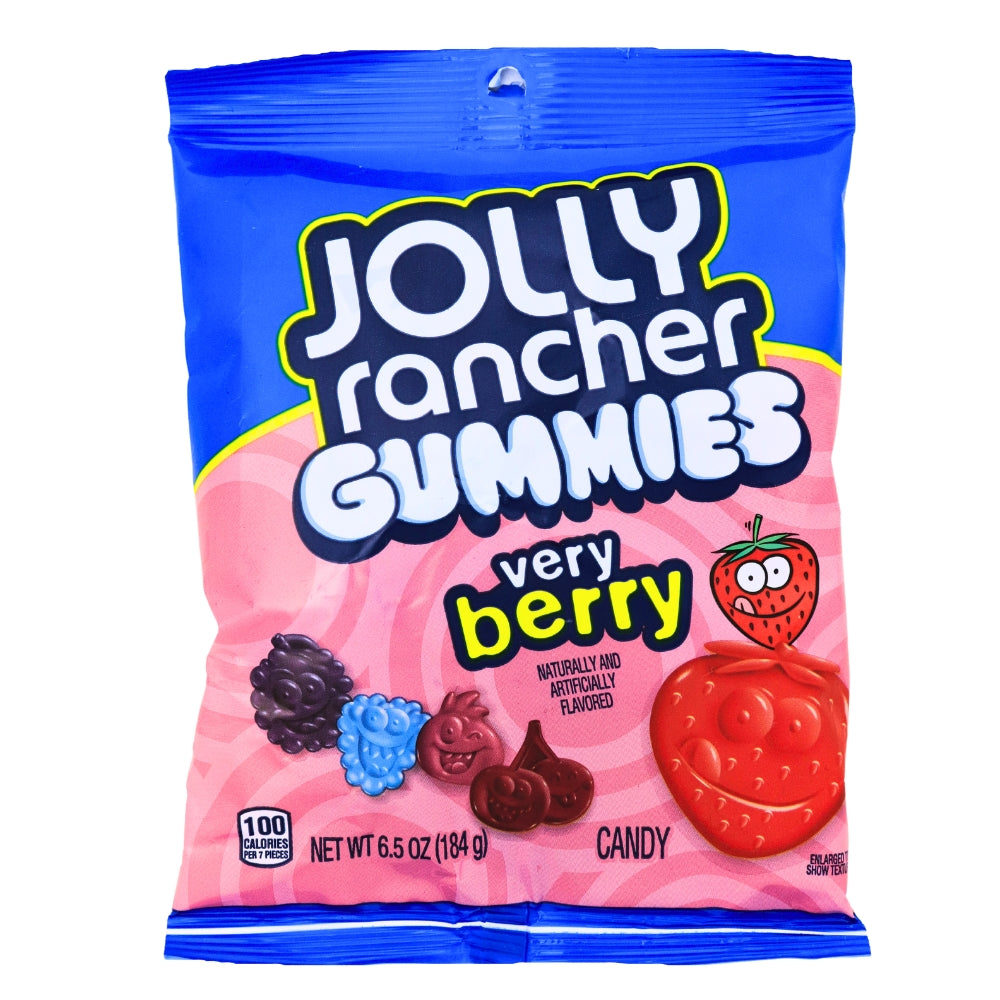 Jolly Rancher Gummies Very Berry 6.5oz - 12 Pack | iWholesaleCandy.ca