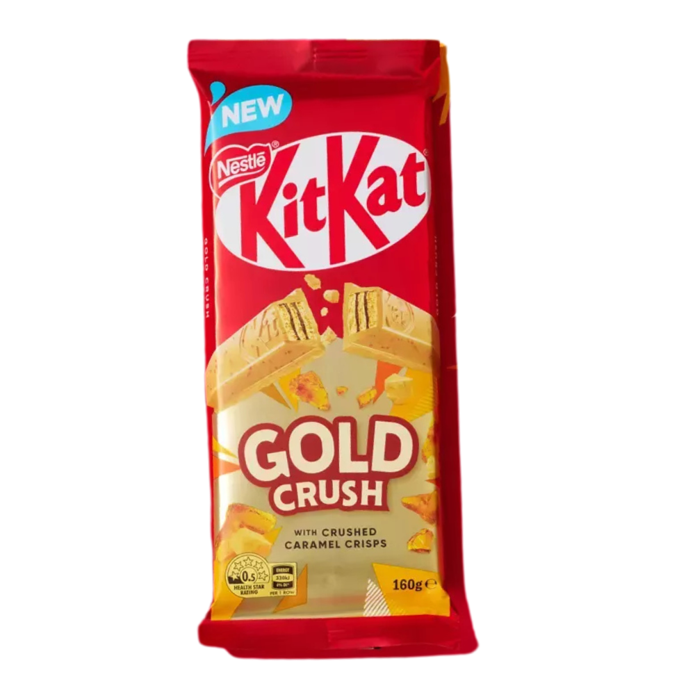 Kit Kat Gold Crush (Australia) 160g - 12 Pack | iwholesale Candy