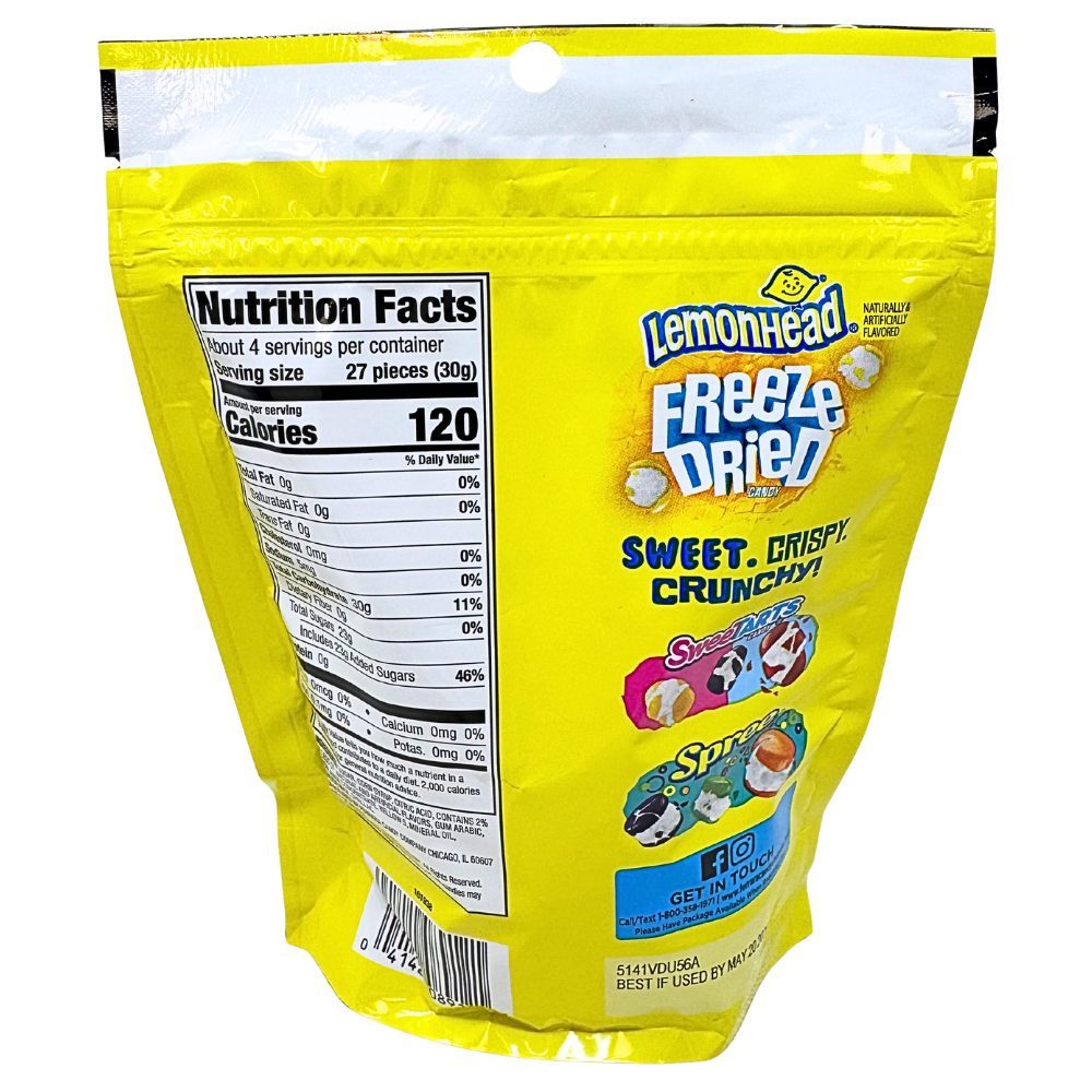 Lemonhead Freeze Dried Candy 4oz - 8 Pack | iwholesale Candy ...
