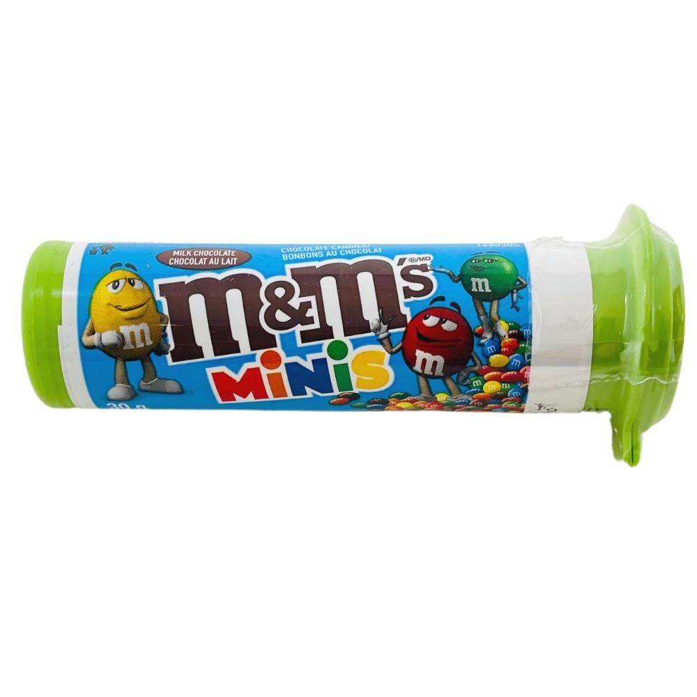 M&M's Minis Milk Chocolate Candies Tube 30g - 24 Pack | iWholesaleCandy.ca