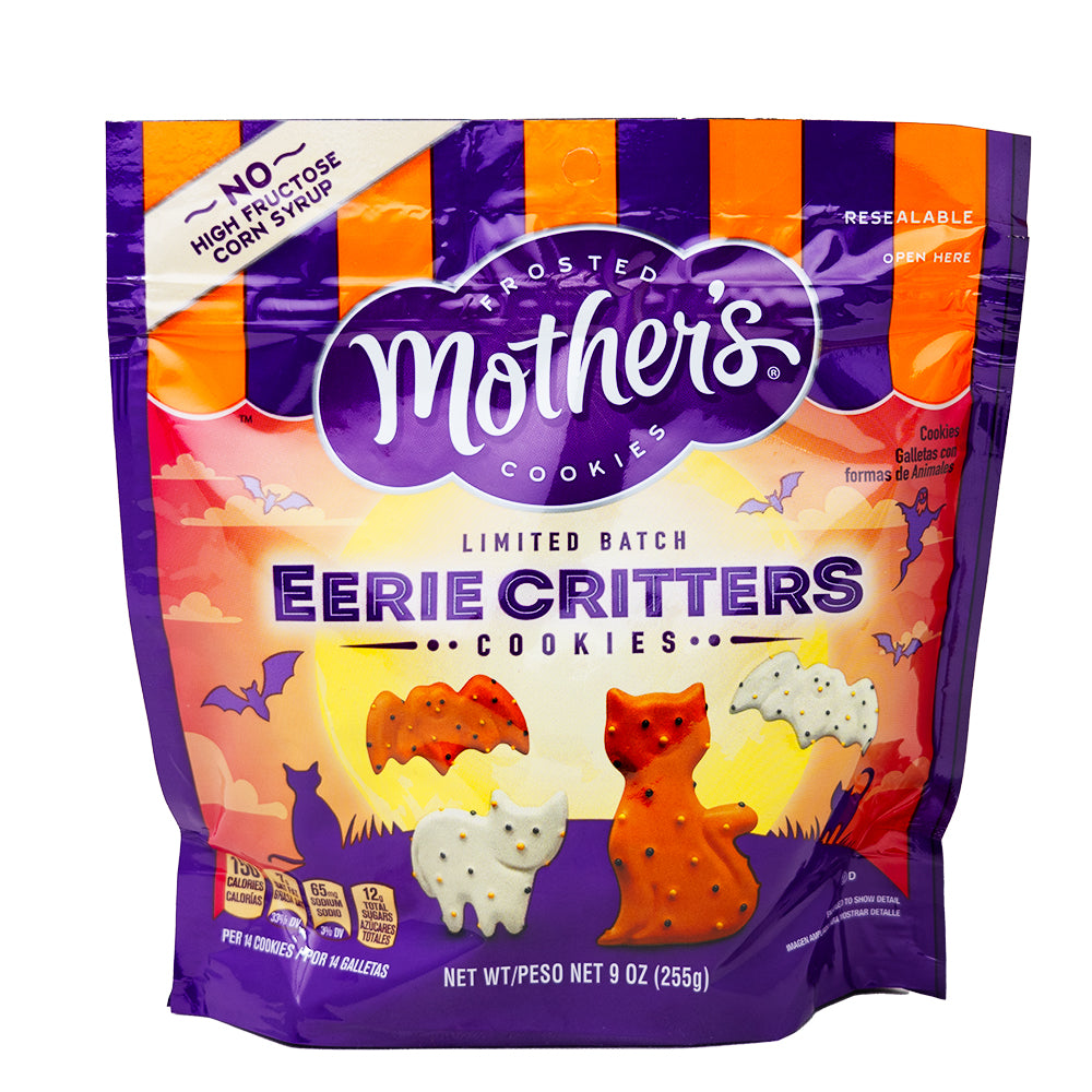Mothers Eerie Critters Cookies Halloween Edition 9oz - 12 Pack ...