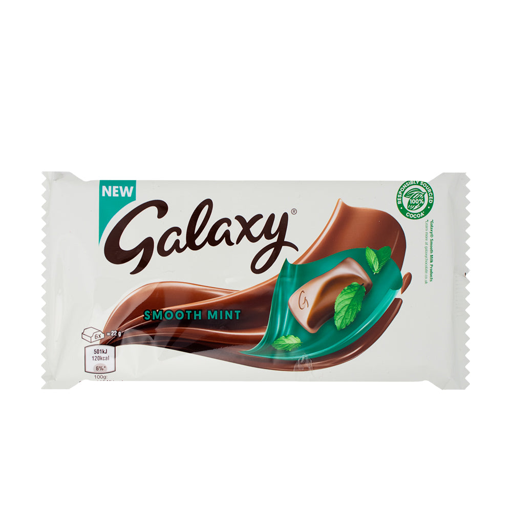Nestle Galaxy Smooth Mint (UK) - 110g - 24 Pack | iWholesaleCandy.ca