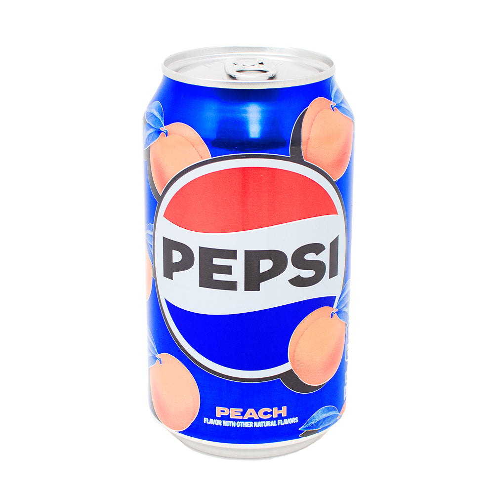 Pepsi Peach Soda 355mL - 12 Pack | iWholesaleCandy.ca