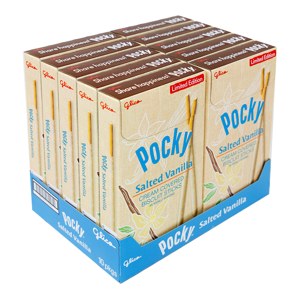 Pocky Salted Vanilla 1.71oz - 10 Pack | iWholesaleCandy.ca