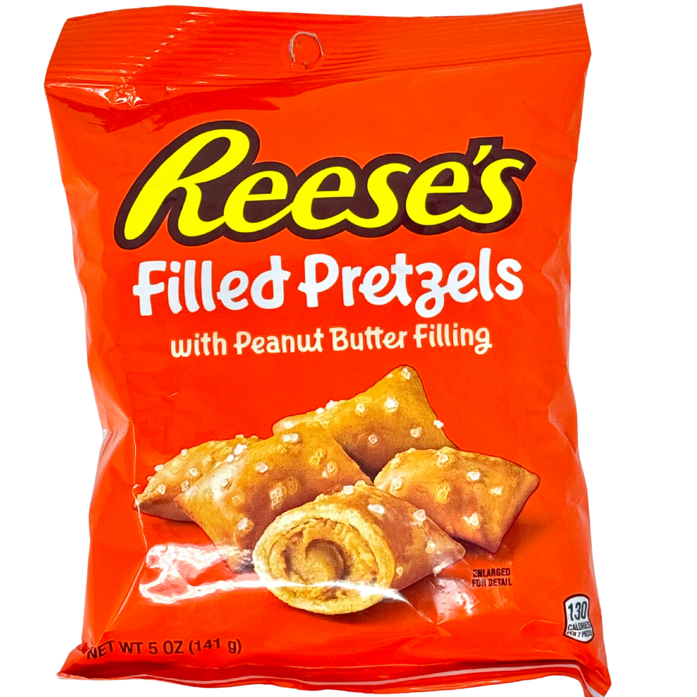 Reese's Peanut Butter Filled Pretzels 5oz - 12 Pack | iwholesale Candy ...