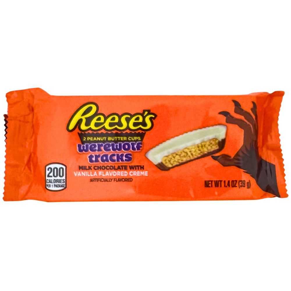 Reese's Werewolf Tracks Peanut Butter Cups -24 Pack | iwholesale Candy
