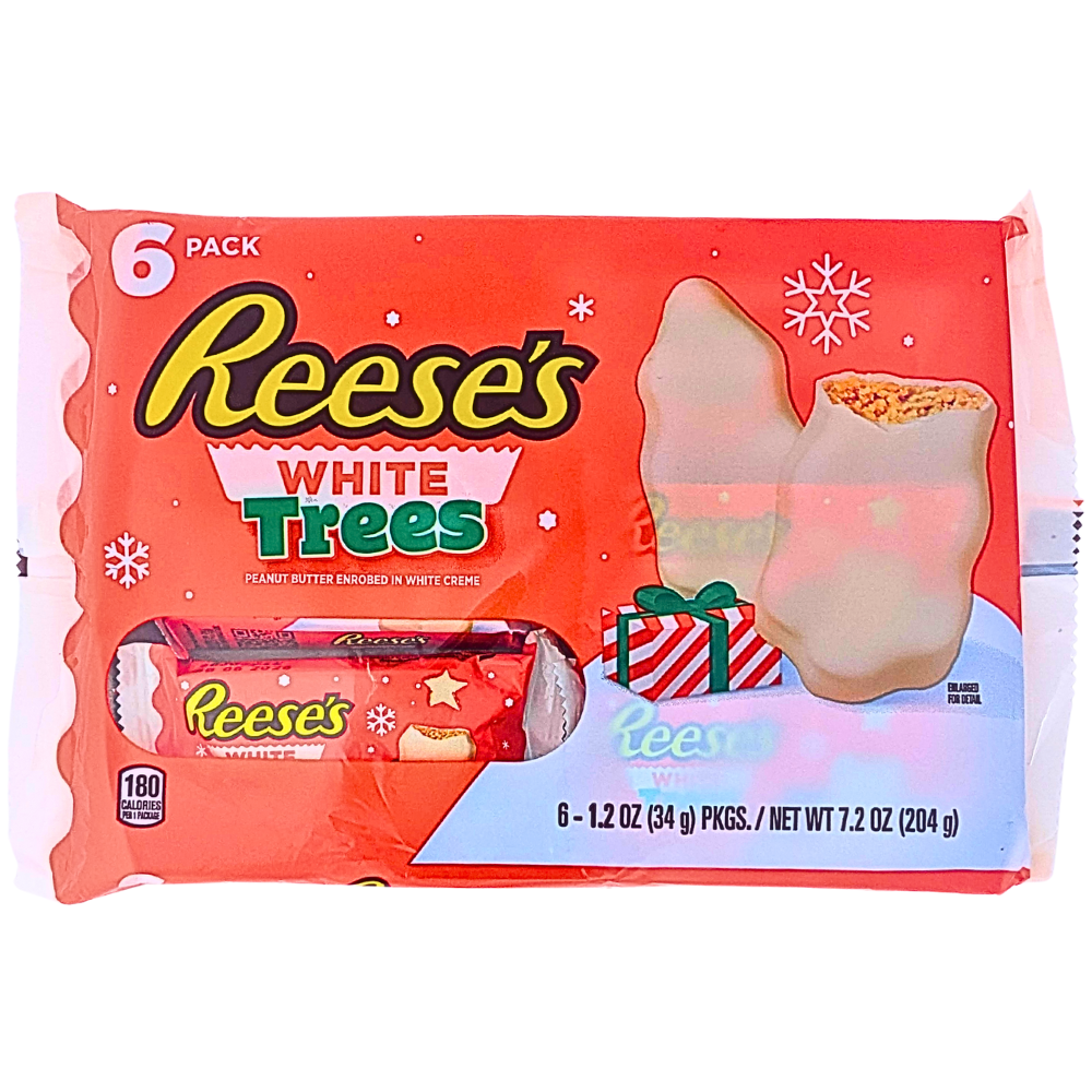 Reese's White Peanut Butter Trees 1.2oz - 6 Pack | iwholesale Candy ...
