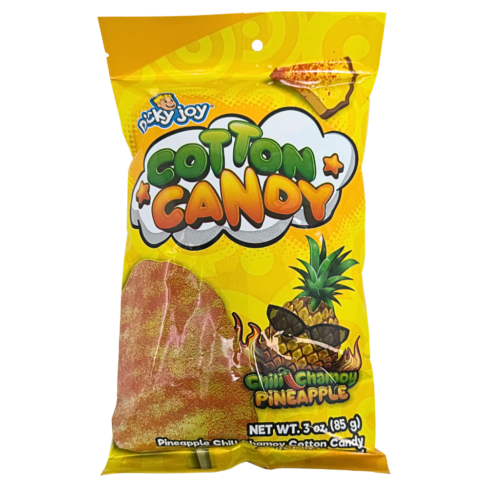 Ricky Joy Cotton Candy Chili Chamoy Pineapple 12Pack| iWholesale Candy ...