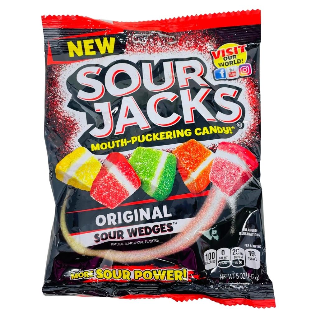 Sour Jacks Original Wedges 5oz - 12 Pack | iWholesaleCandy.ca