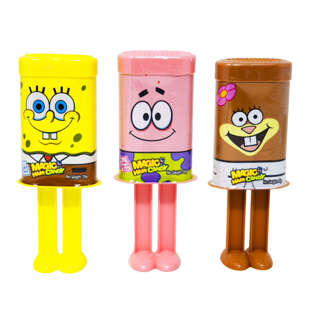 SpongeBob Magic Hair Candy (Korea) - 36g | iWholesaleCandy.ca