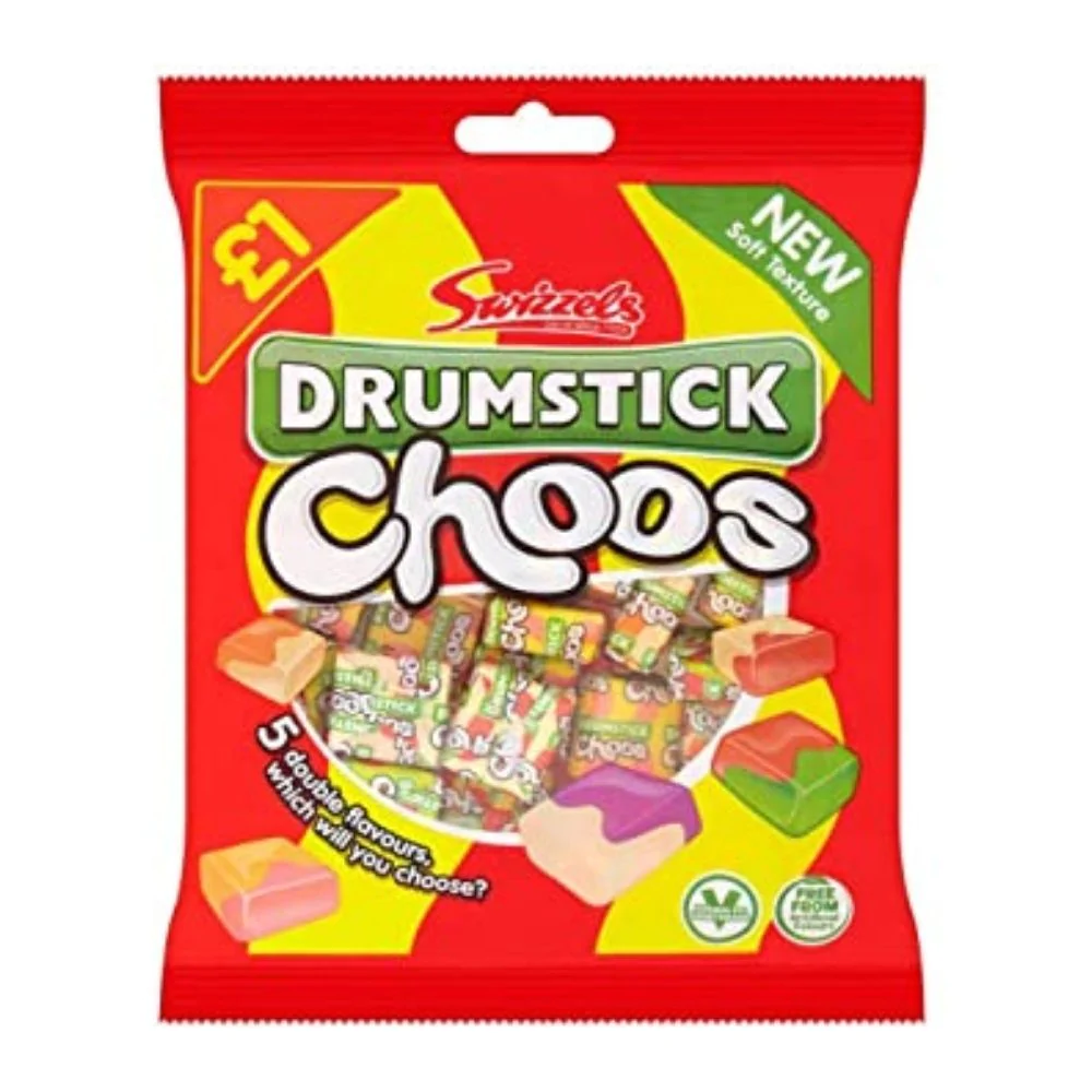 Swizzels Drumstick Choos Candy- 135g - 12 Pack | iWholesaleCandy.ca