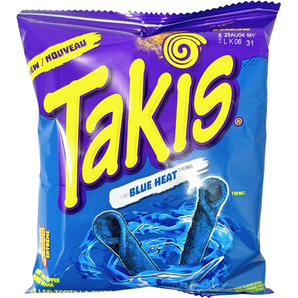 Takis Blue Heat 80g - 18 Pack | iwholesale Candy – iWholesaleCandy.ca