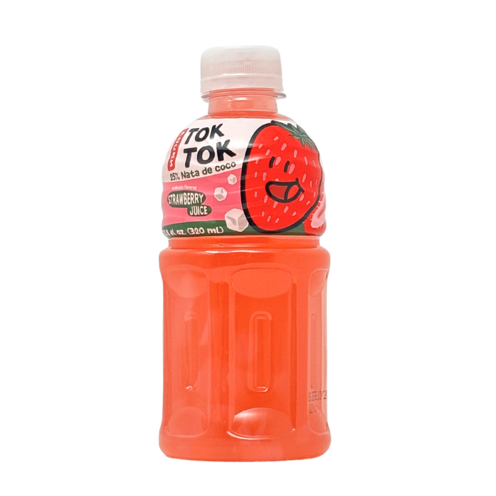 Tok Tok Strawberry Fruit Juice - 10.8oz - 12 Pack | Iwholesalecandy ...