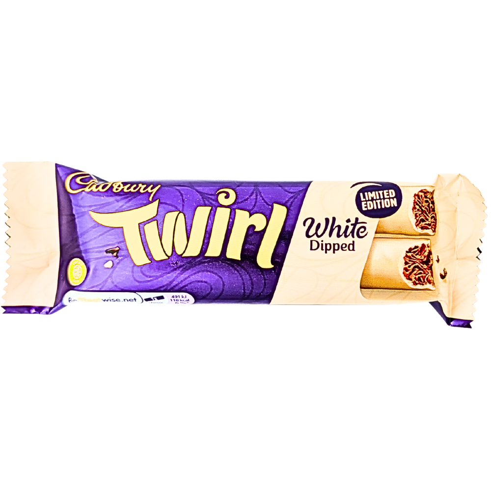Twirl White Dipped 43g (UK) - 48 Pack | iWholesale Candy ...